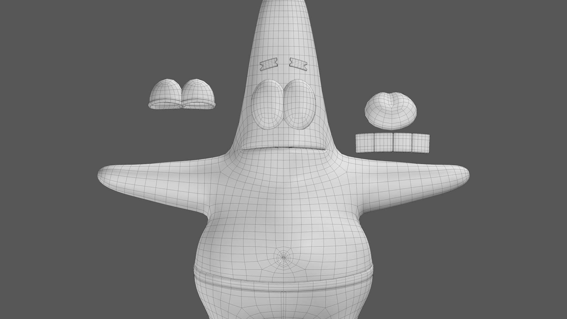 Patrick Star Movie Character Cinematic 8K 3D Model - TurboSquid 2025270