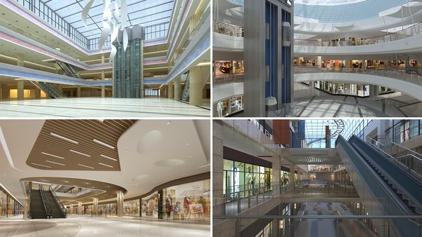 3d model shopping mall 5