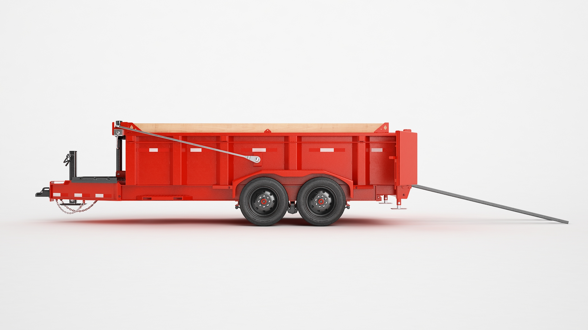 3D Dump Trailer Open 03 - TurboSquid 2236105