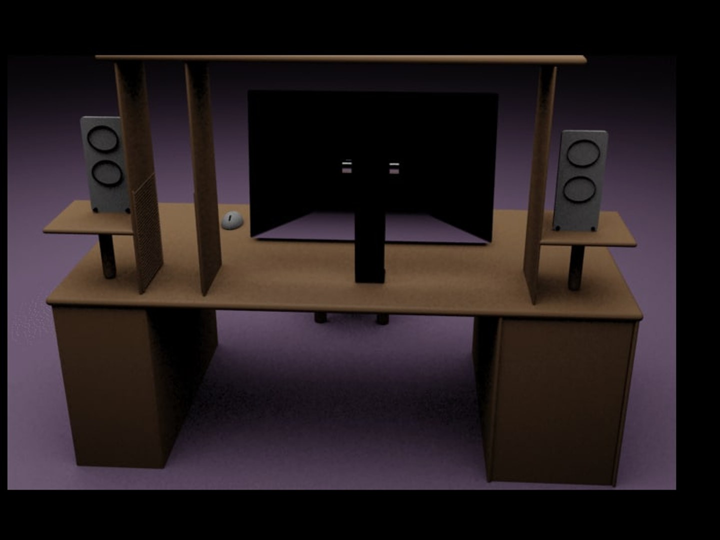 Computer Table 3d 3ds