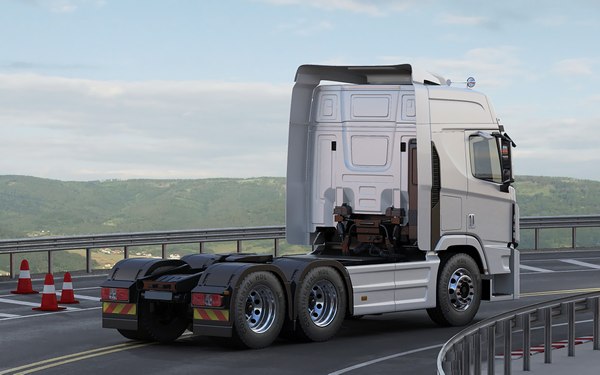 트레일러와 함께 현대 Xcient 3D 모델 - TurboSquid 1066195