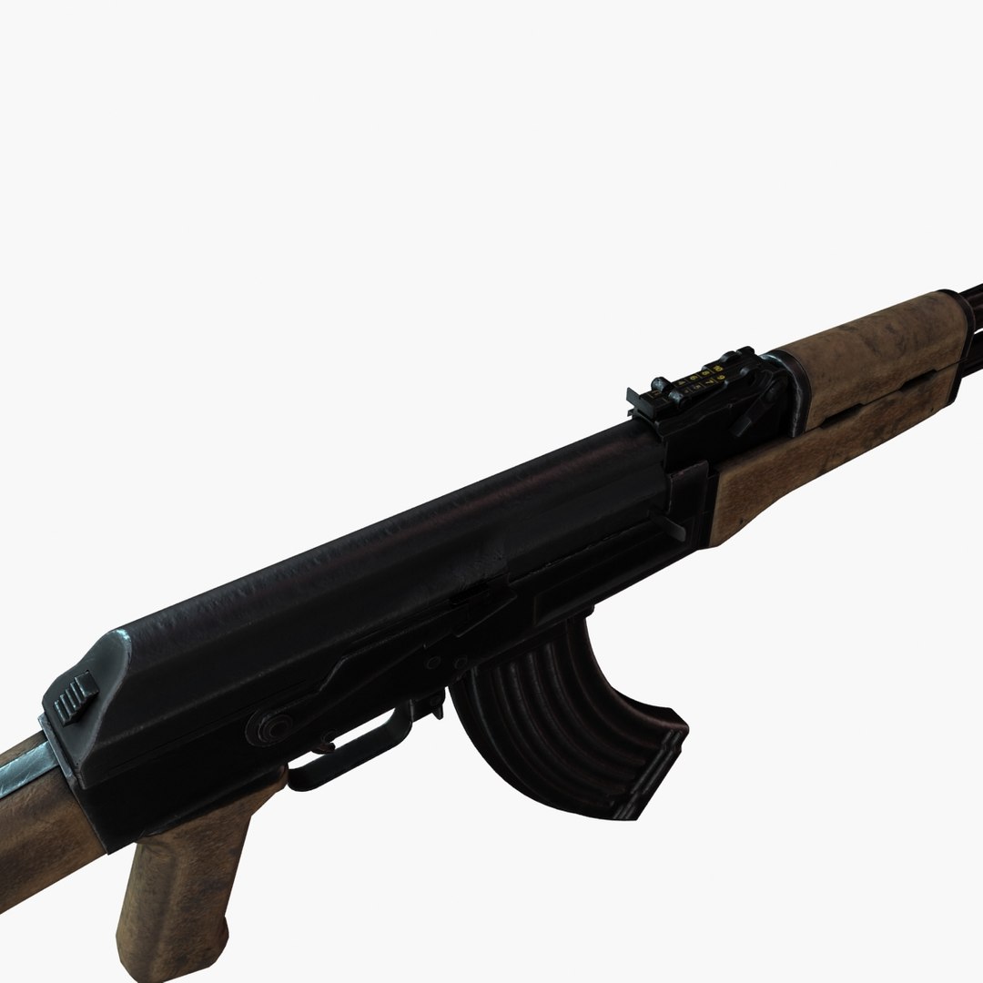 3d Rifle Ak Model