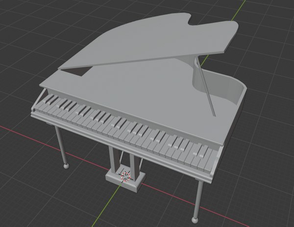Piano keyboard 3D model - TurboSquid 1582673
