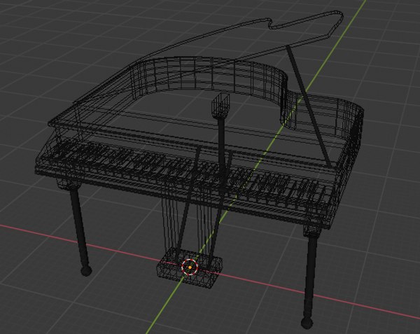 Piano keyboard 3D model - TurboSquid 1582673
