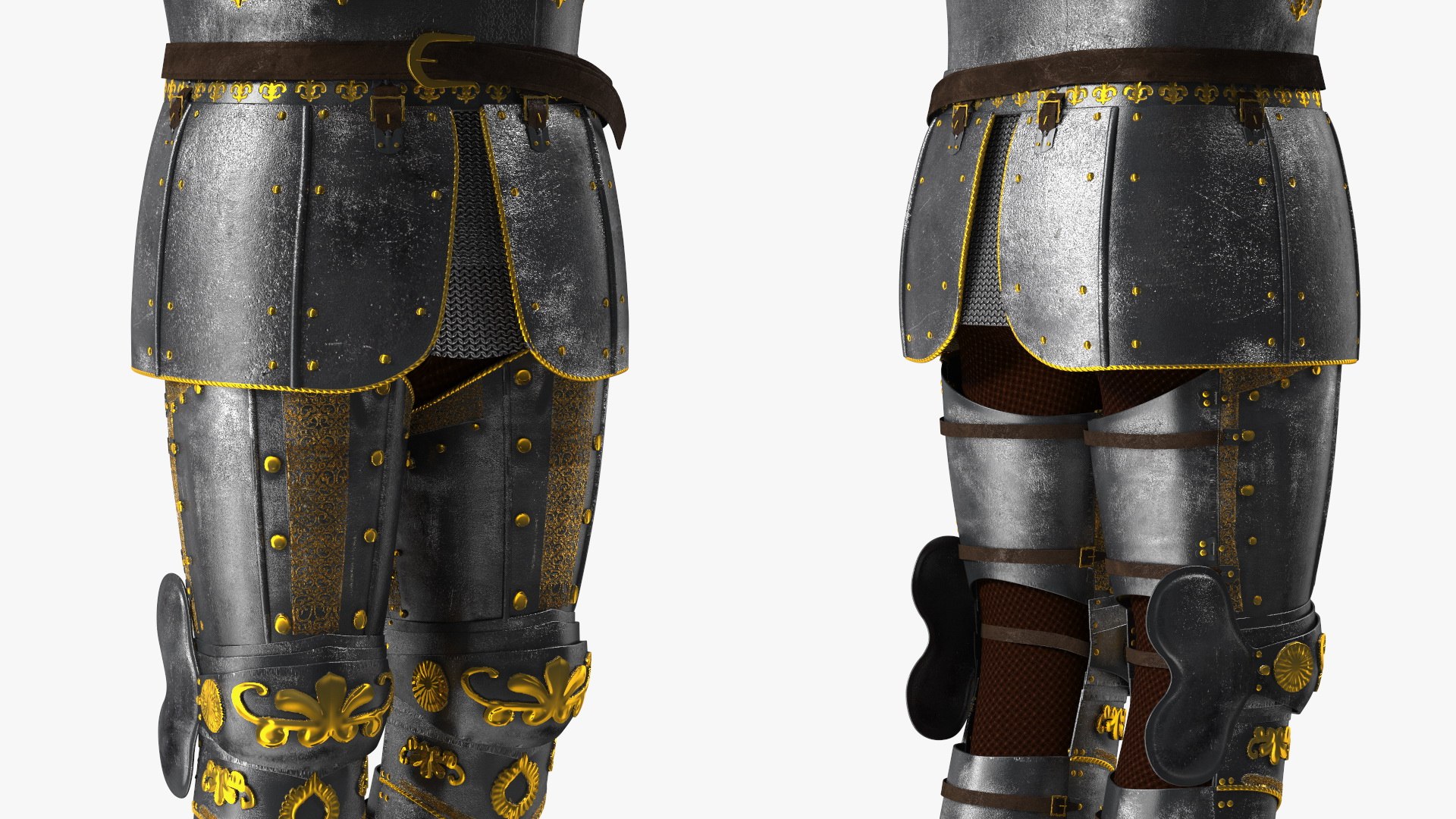 Medieval Knight Armor Suit With Intricate Patterns 3D Model ...