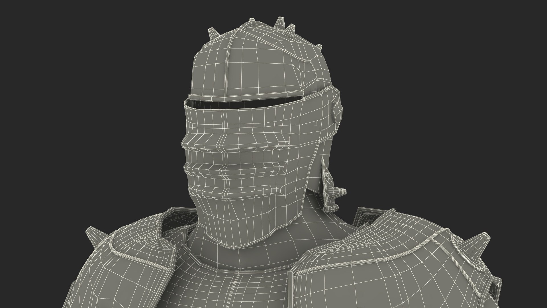 Medieval Knight Armor Suit With Intricate Patterns 3D Model ...