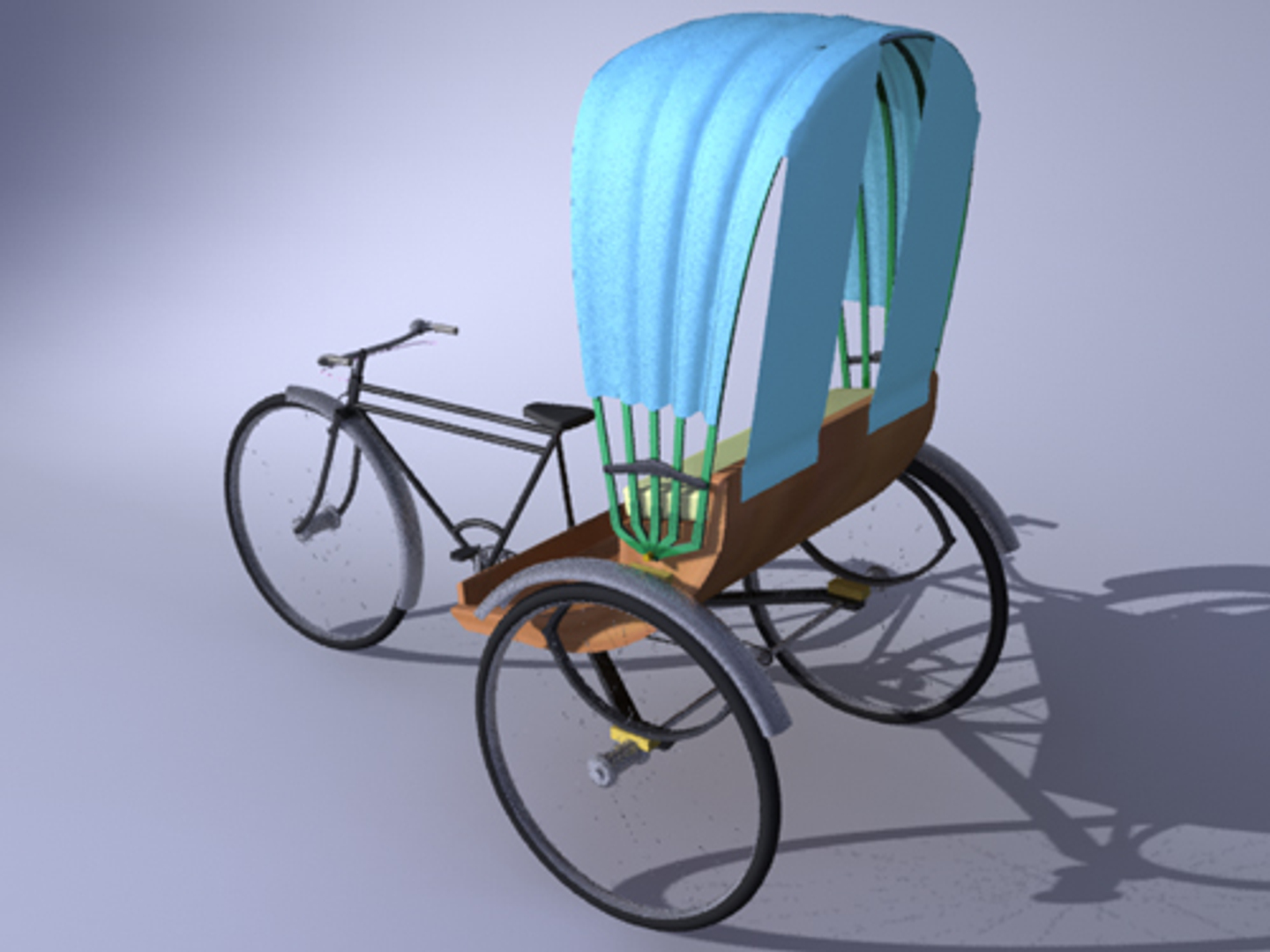 3d rickshaw