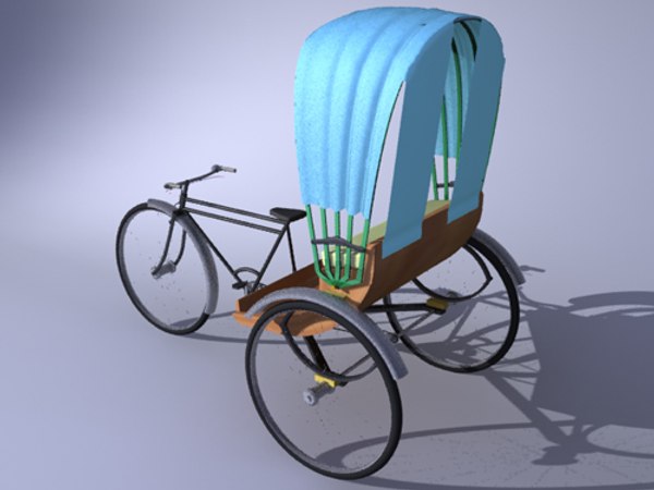 3d rickshaw