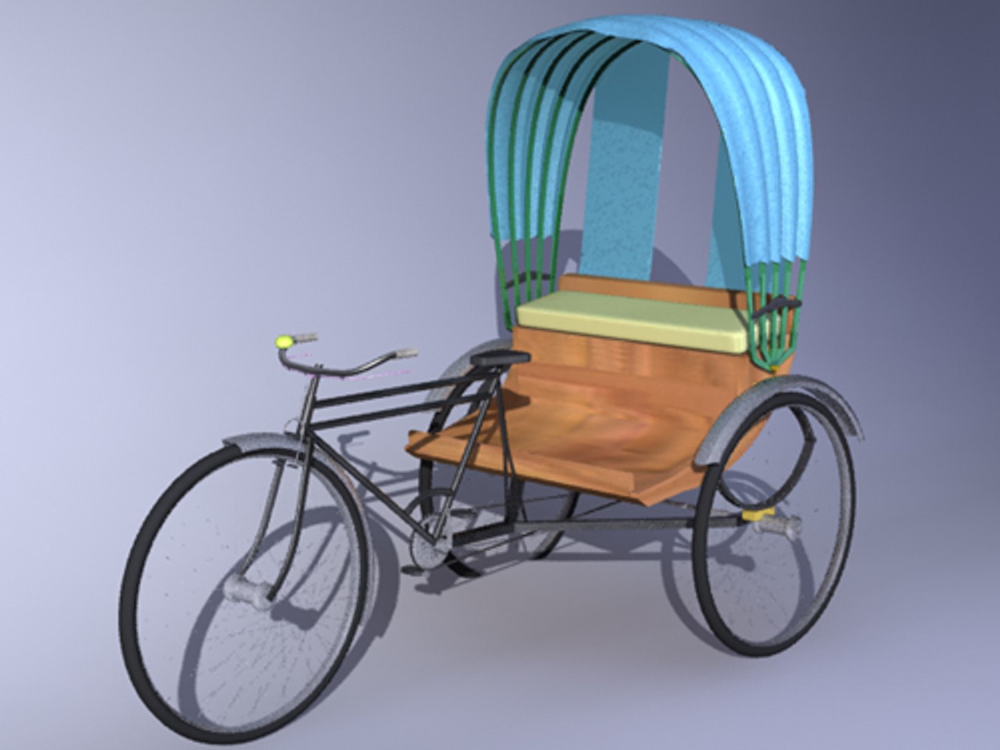 3d rickshaw