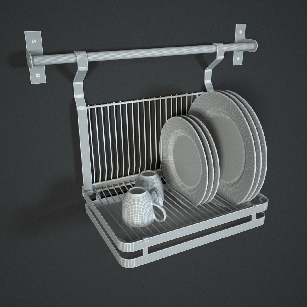 mikael grundtal dish drainer 3d model