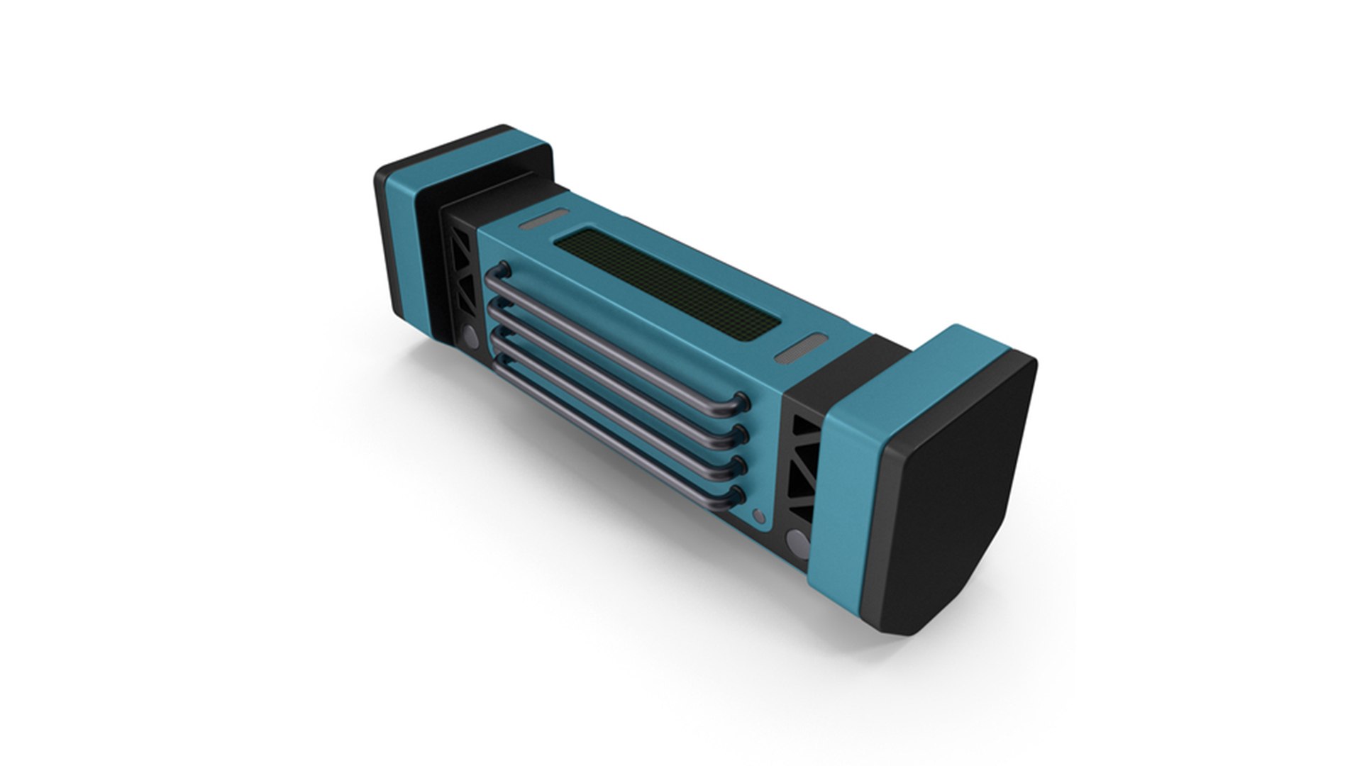 Scifi Device Blue V2 PBR 3D Model - TurboSquid 2301683