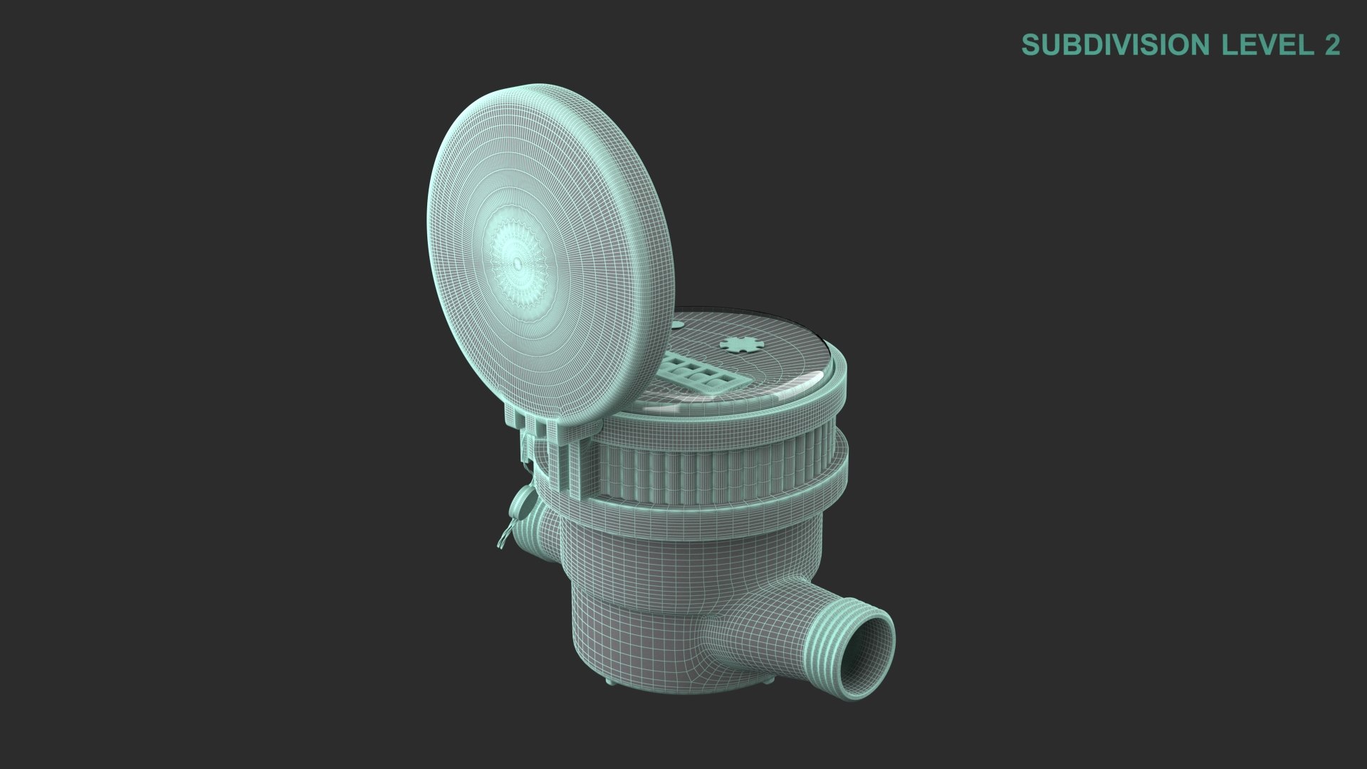 Water Meter 3D model - TurboSquid 1971759