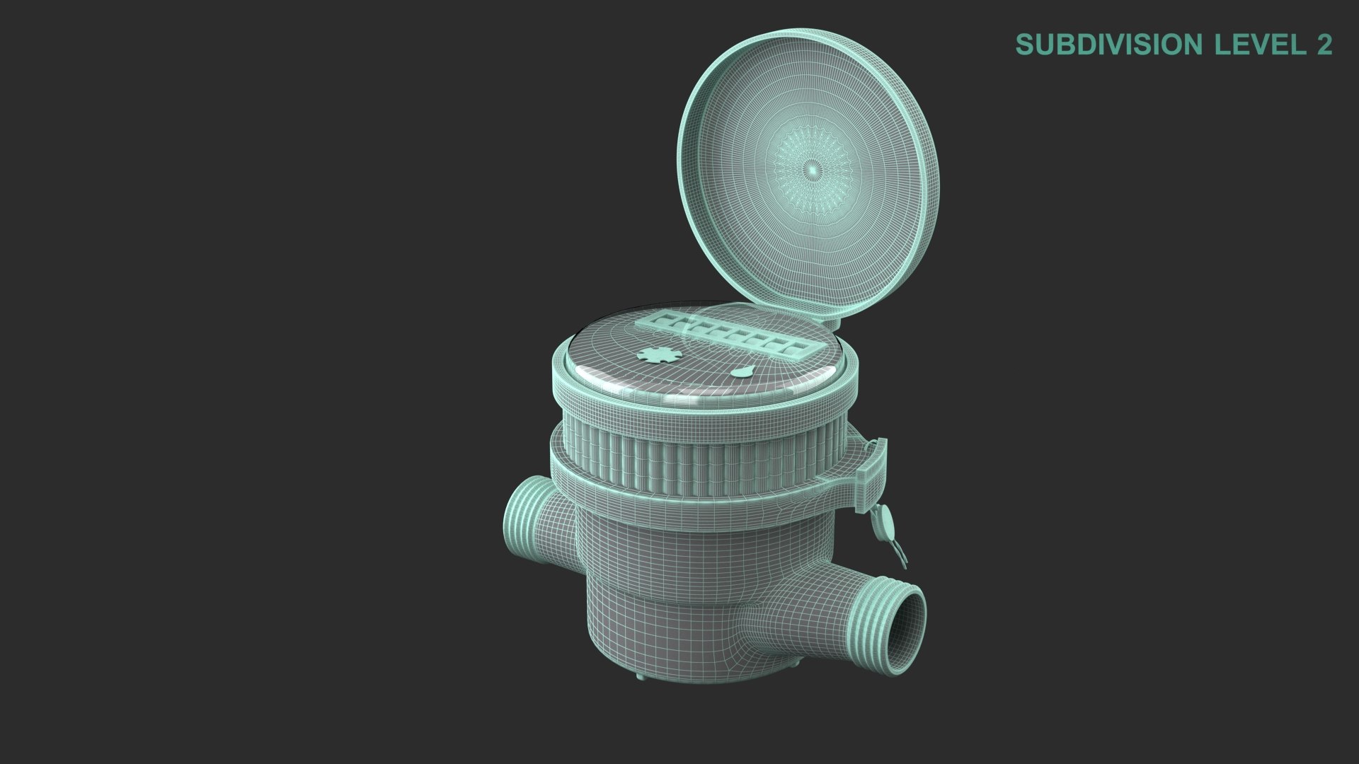 Water Meter 3D Model - TurboSquid 1971759