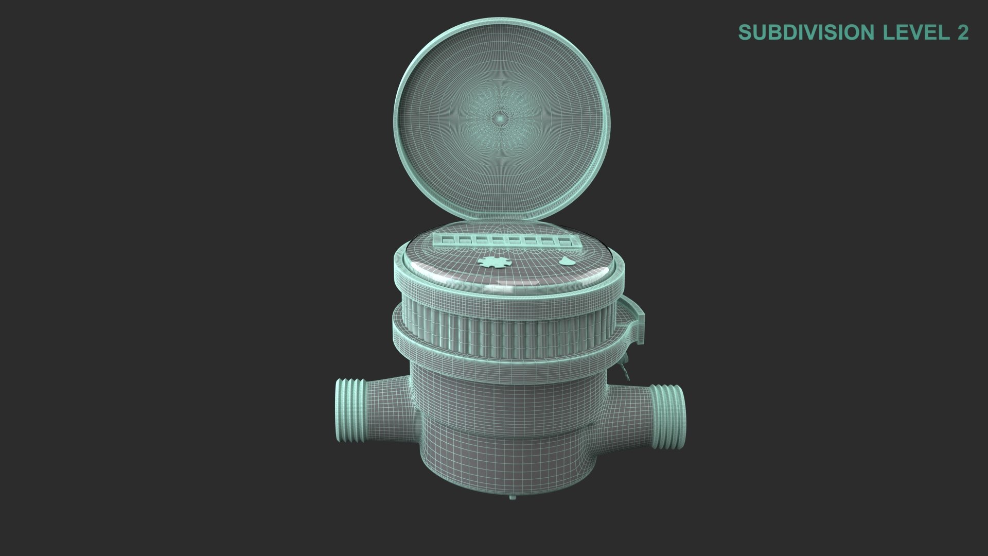 Water Meter 3D model - TurboSquid 1971759
