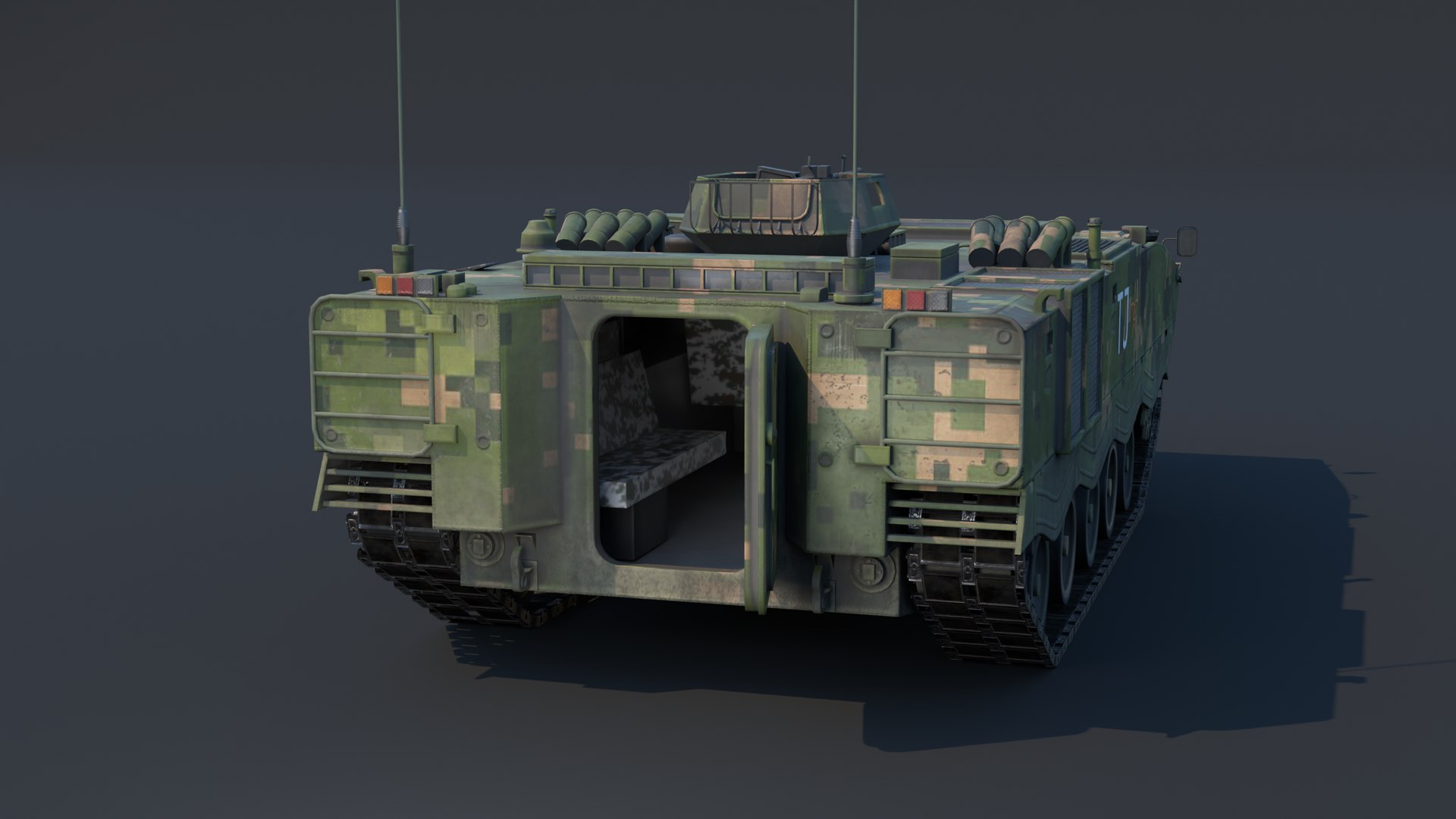 3D ZSD-89A APC - TurboSquid 2286340
