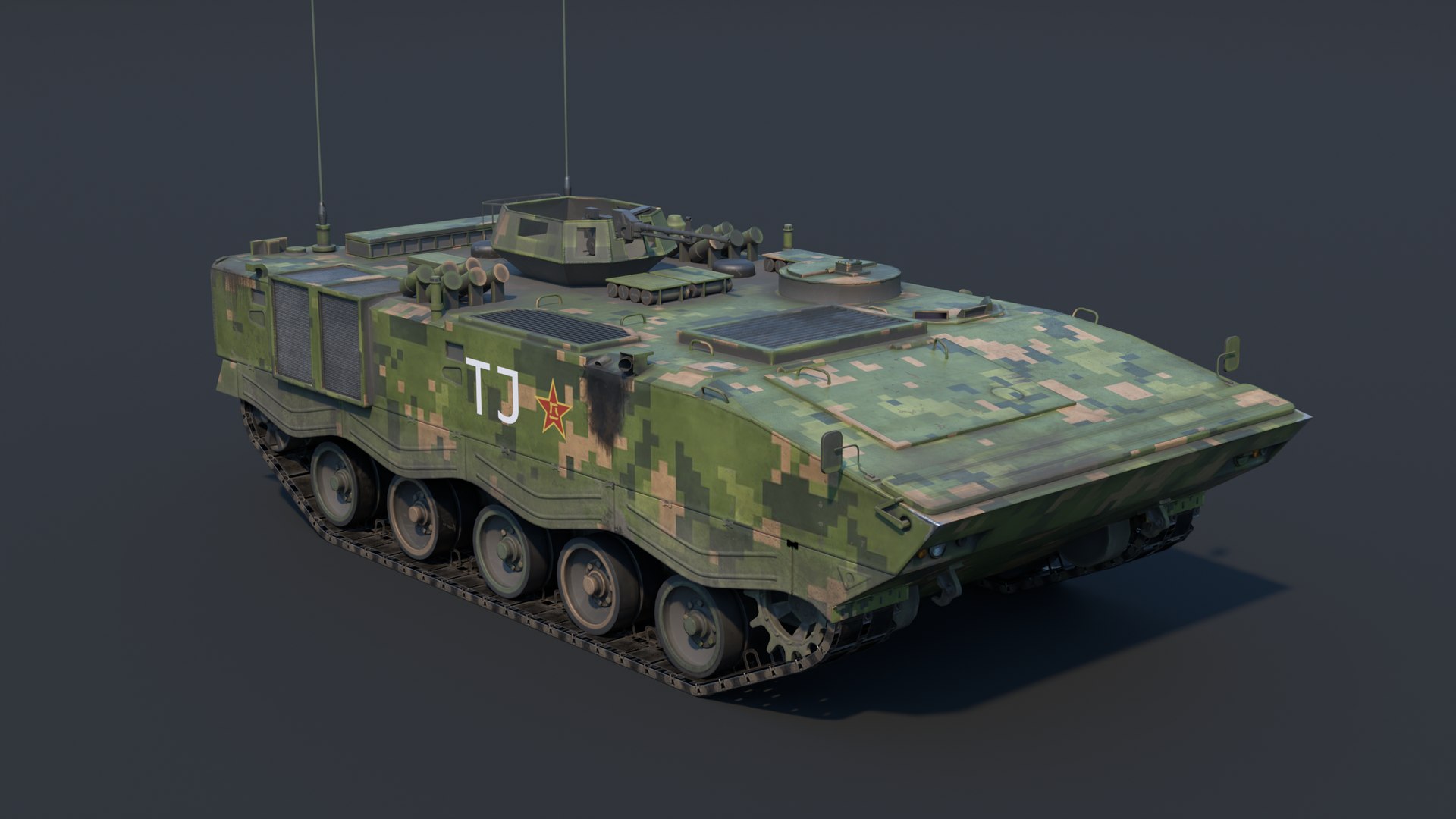 3D ZSD-89A APC - TurboSquid 2286340