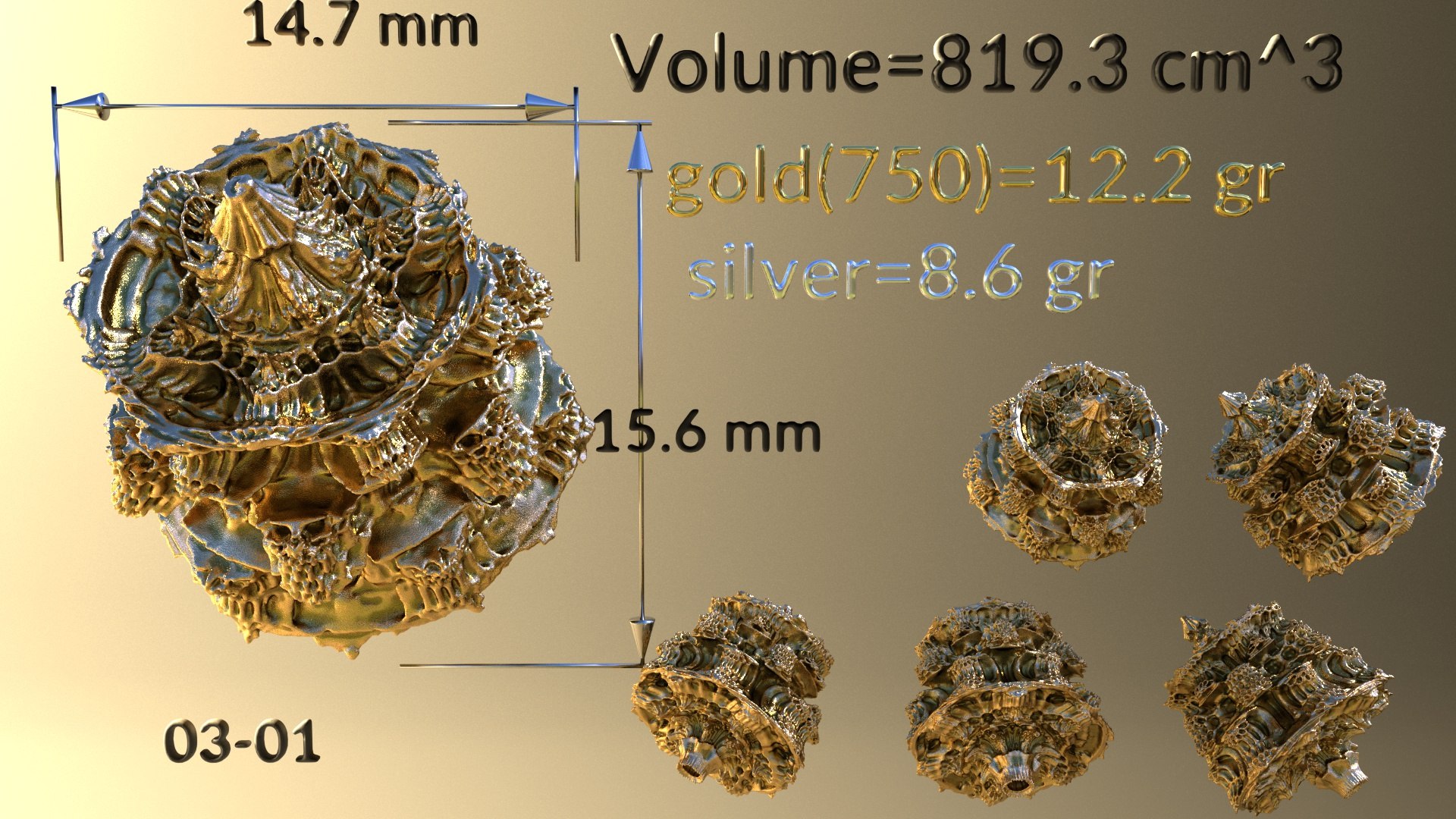 16 Fractal Shapes For 3d Printing 3D Model - TurboSquid 1874027