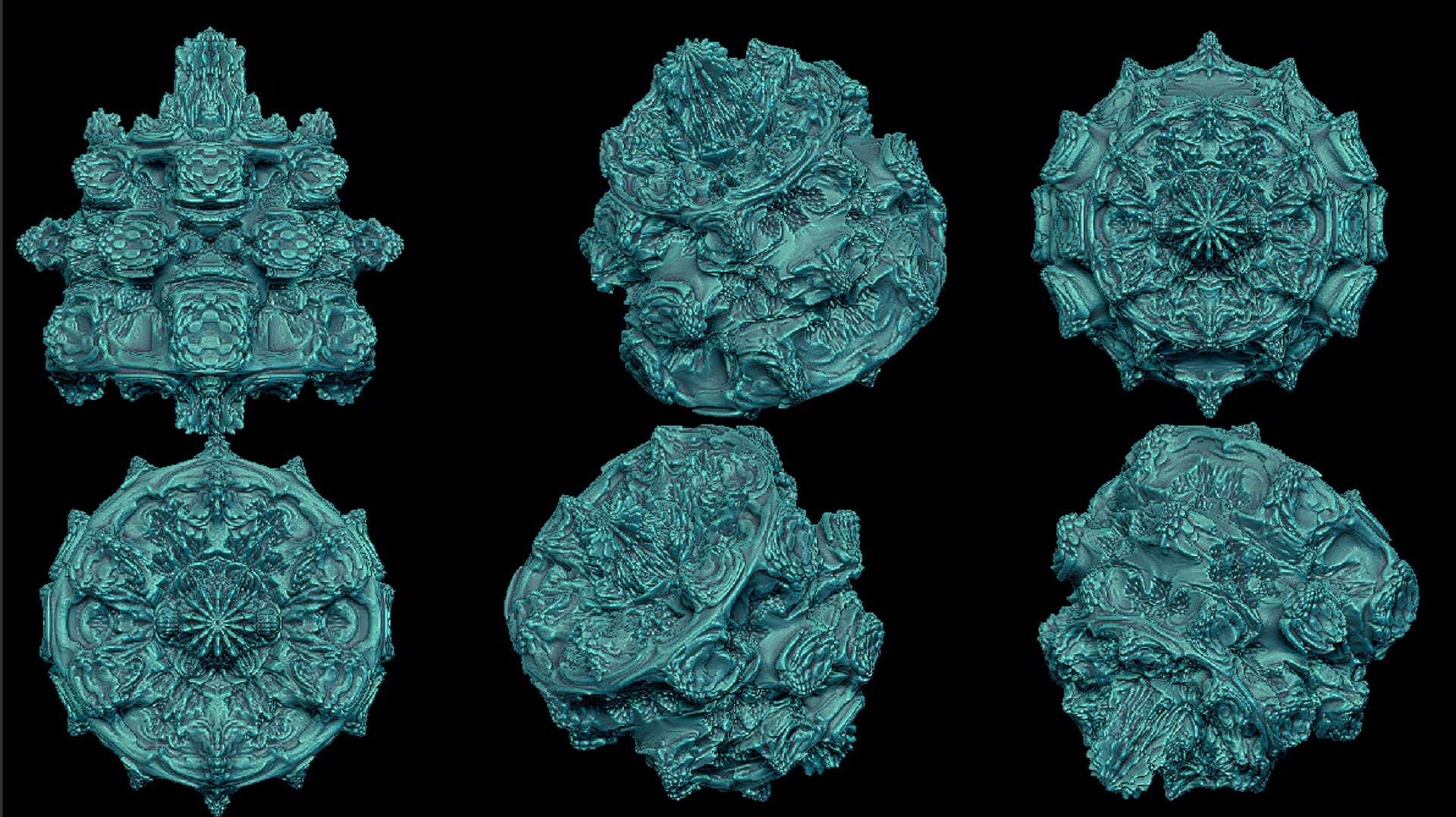 16 Fractal Shapes For 3d Printing 3D Model - TurboSquid 1874027