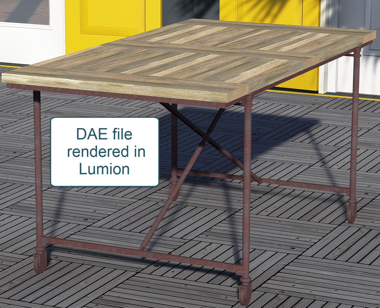 Dining Table 3d Rfa