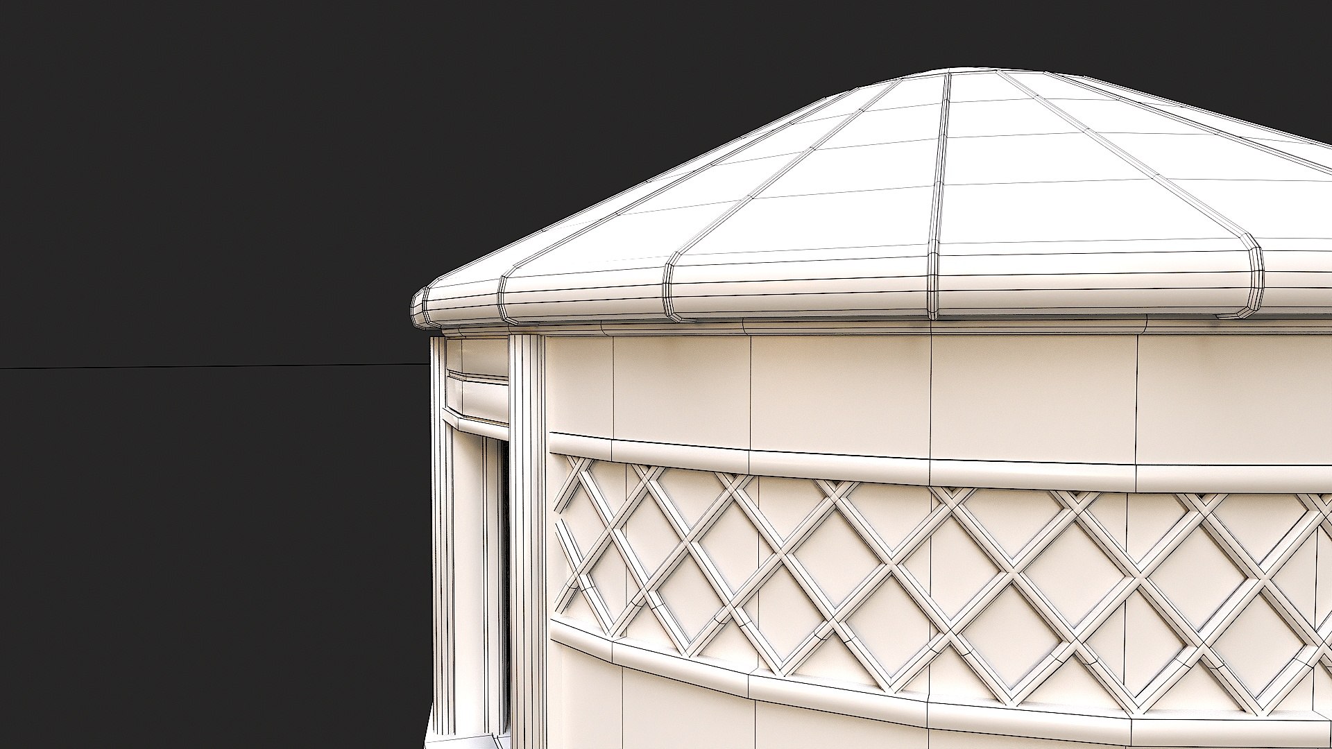 3D Mongolian Yurt And Interior 3 Model - TurboSquid 2360392