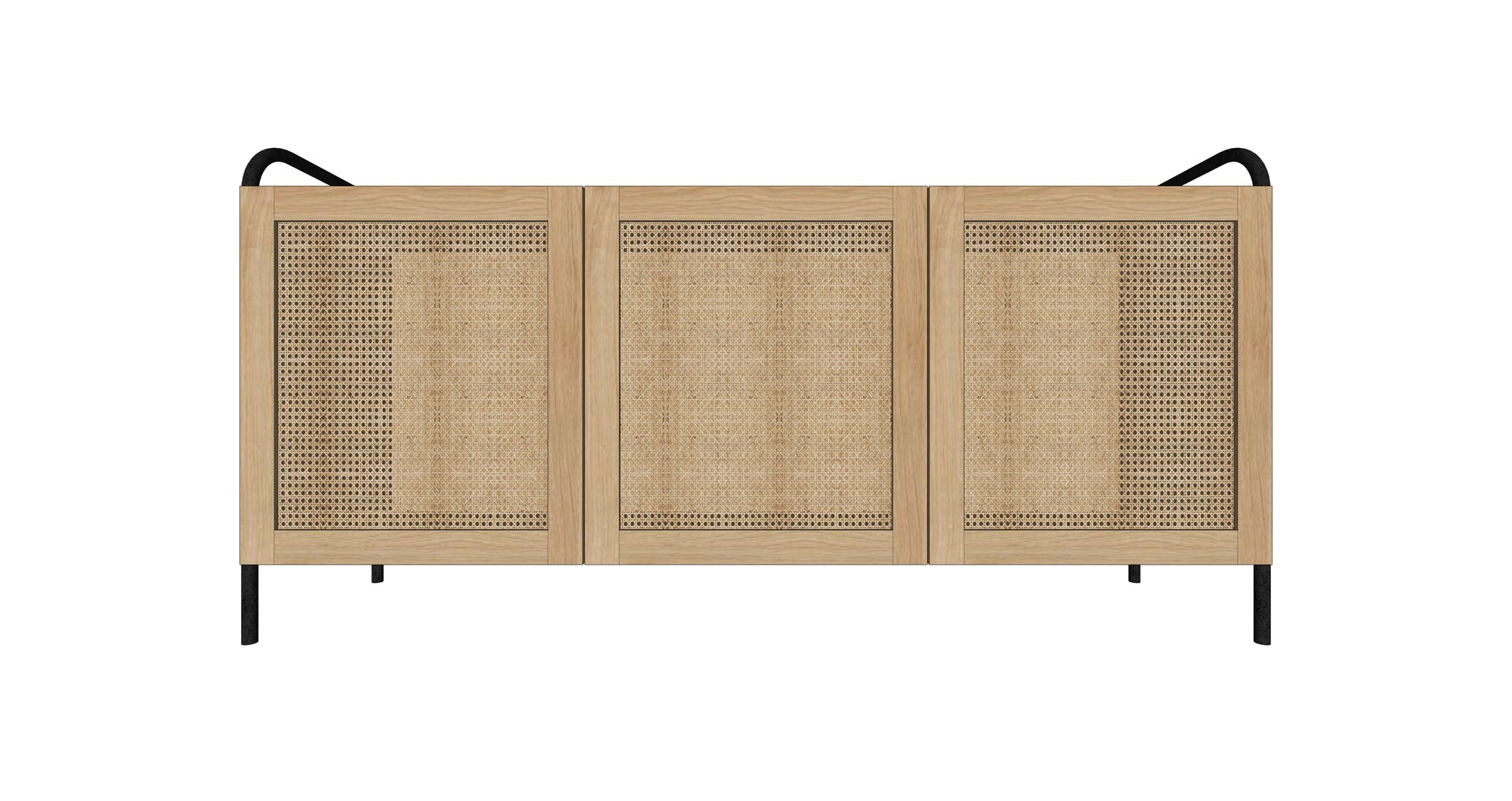 3D Rattan Console Model - TurboSquid 2078413