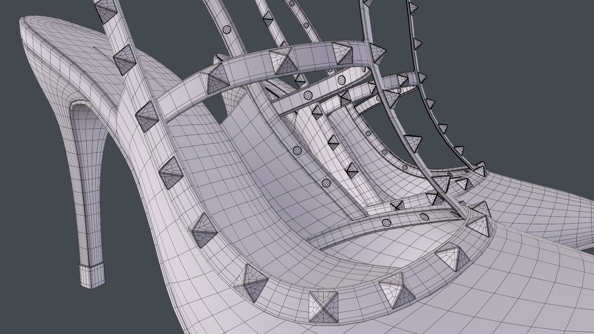 3D High Heels Woman Shoes - TurboSquid 2129877