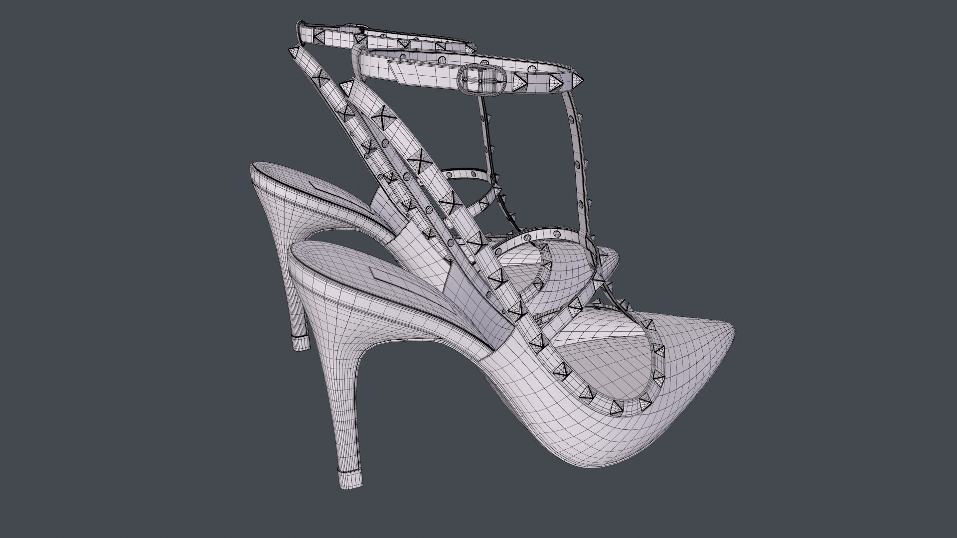 3D High Heels Woman Shoes - TurboSquid 2129877