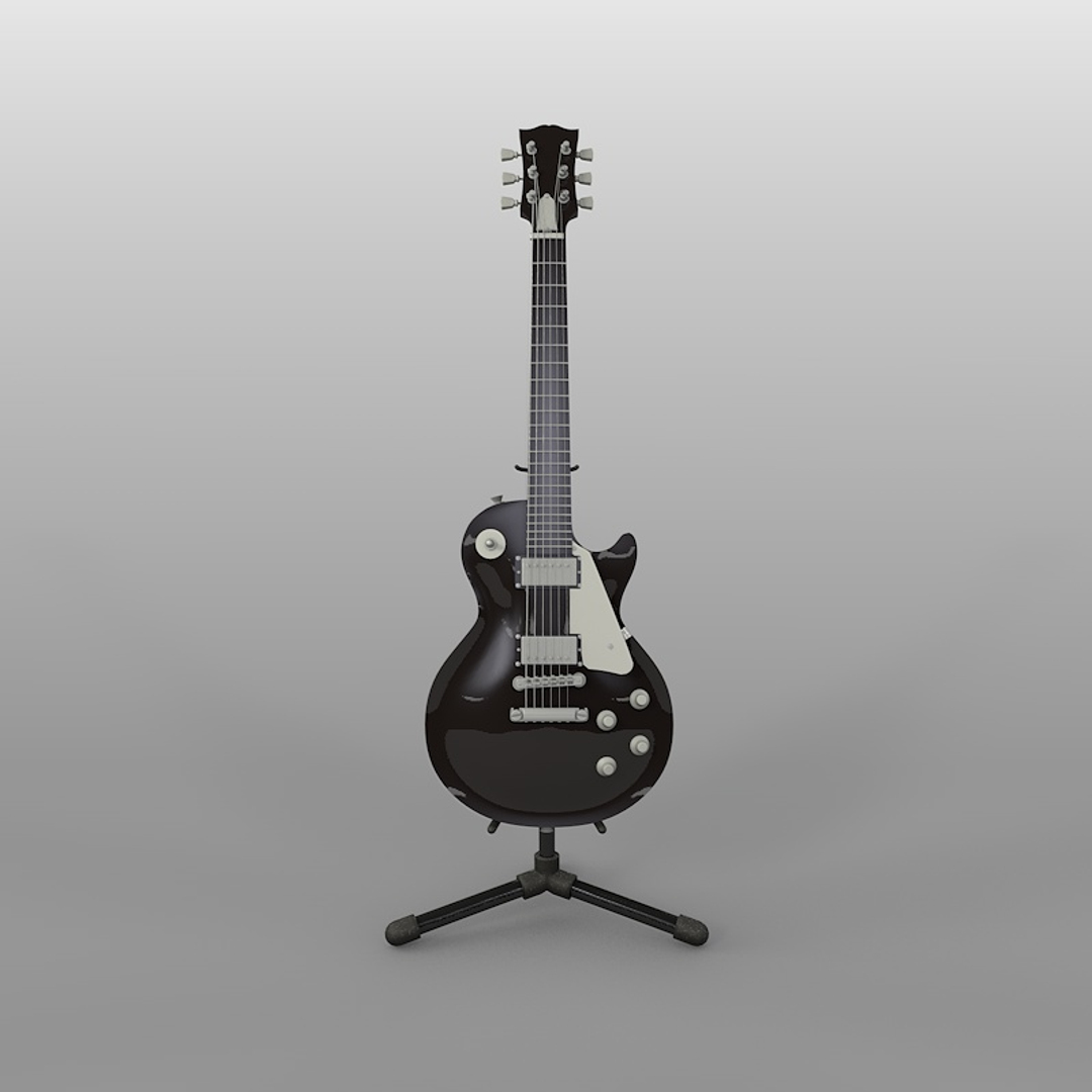 Free guitar model - TurboSquid 1189248