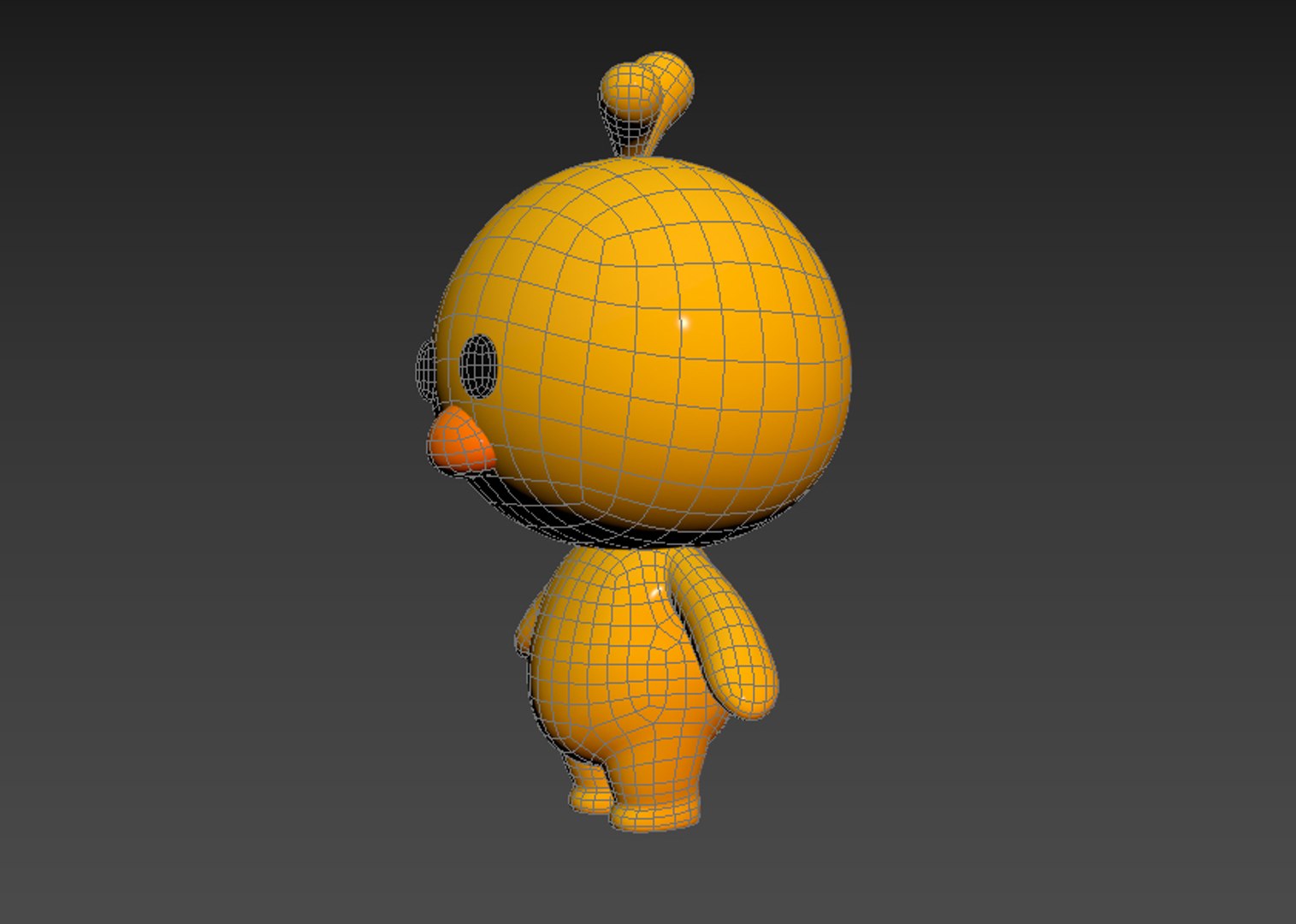 3D Chick Character - TurboSquid 1640751
