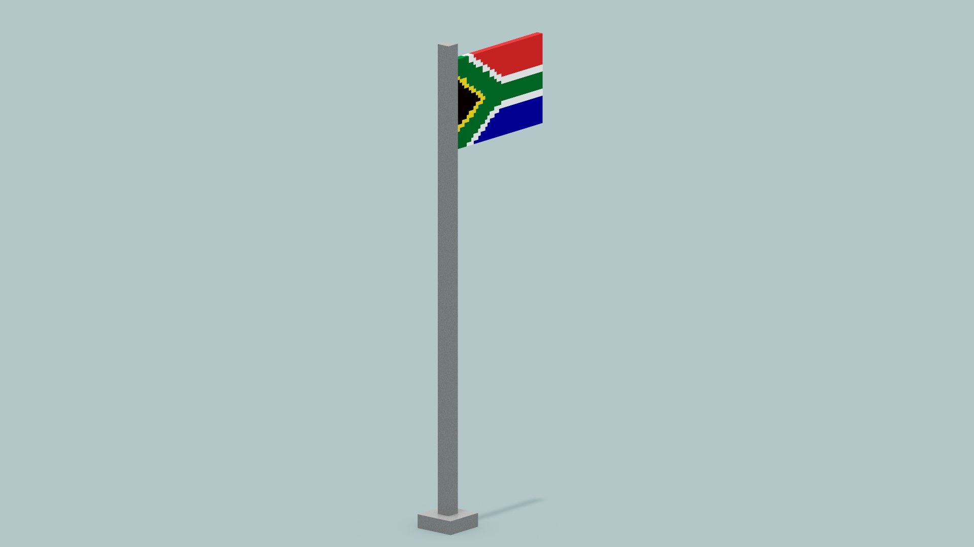 South Africa Flag 3D model - TurboSquid 1879756