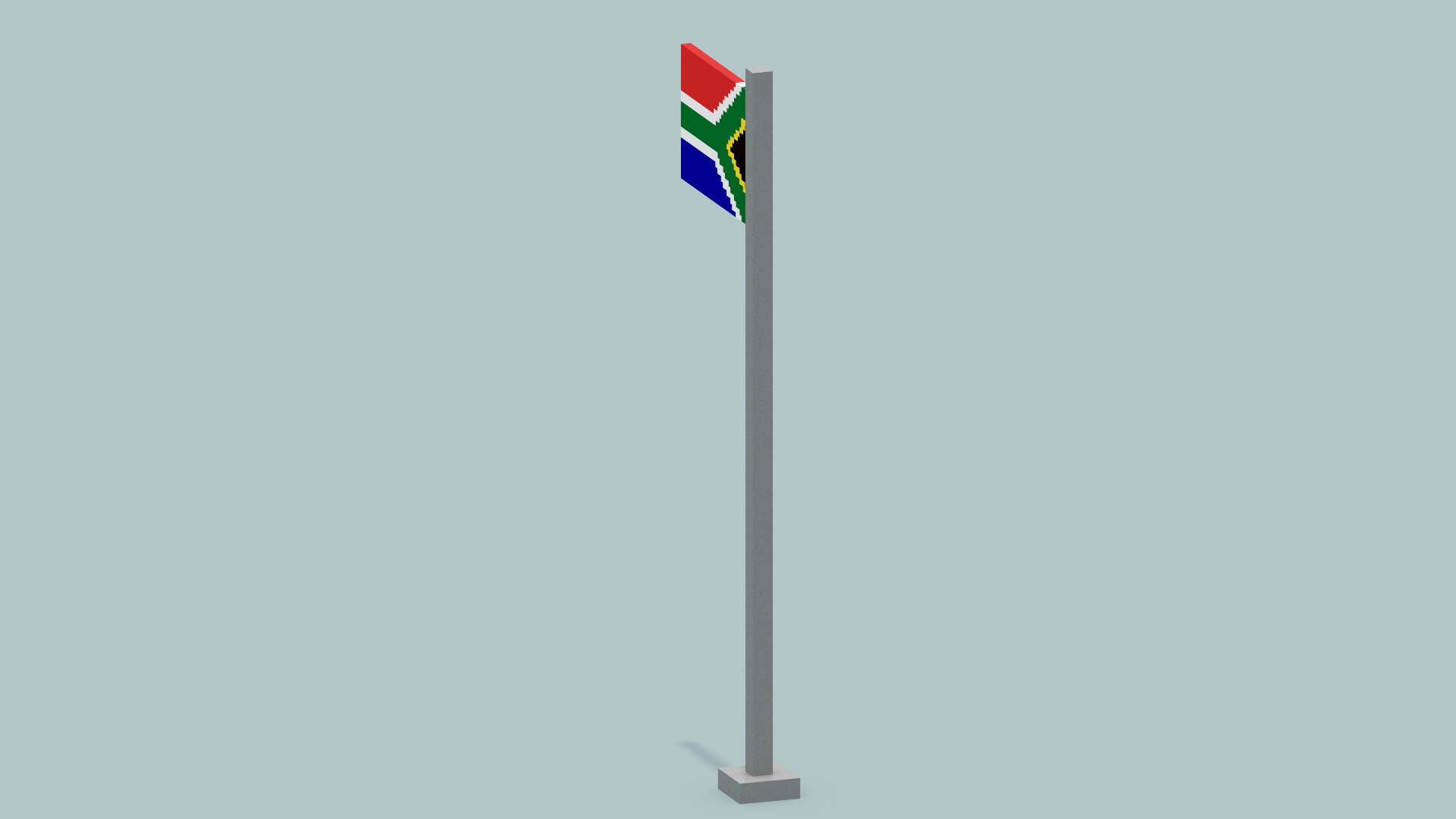 South Africa Flag 3D model - TurboSquid 1879756