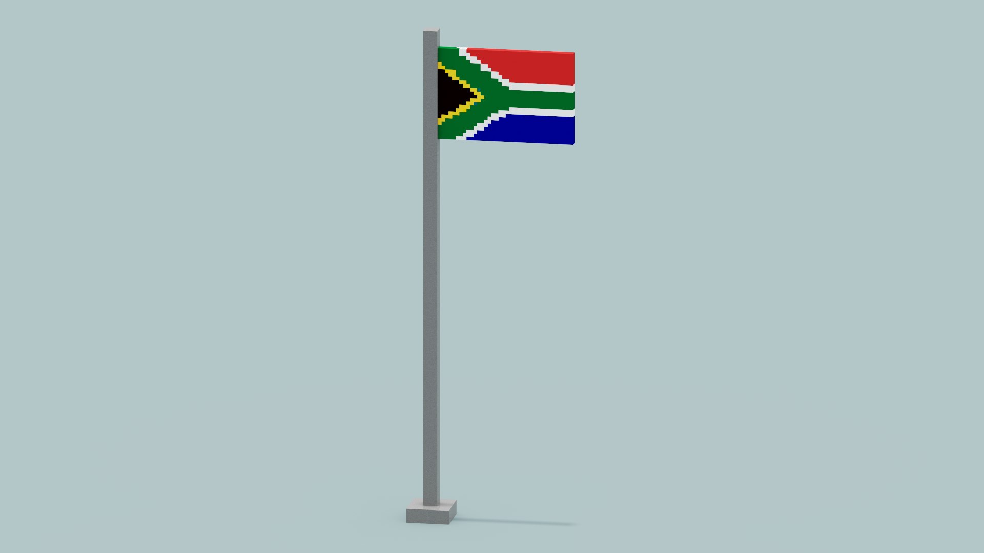 South Africa Flag 3D model - TurboSquid 1879756