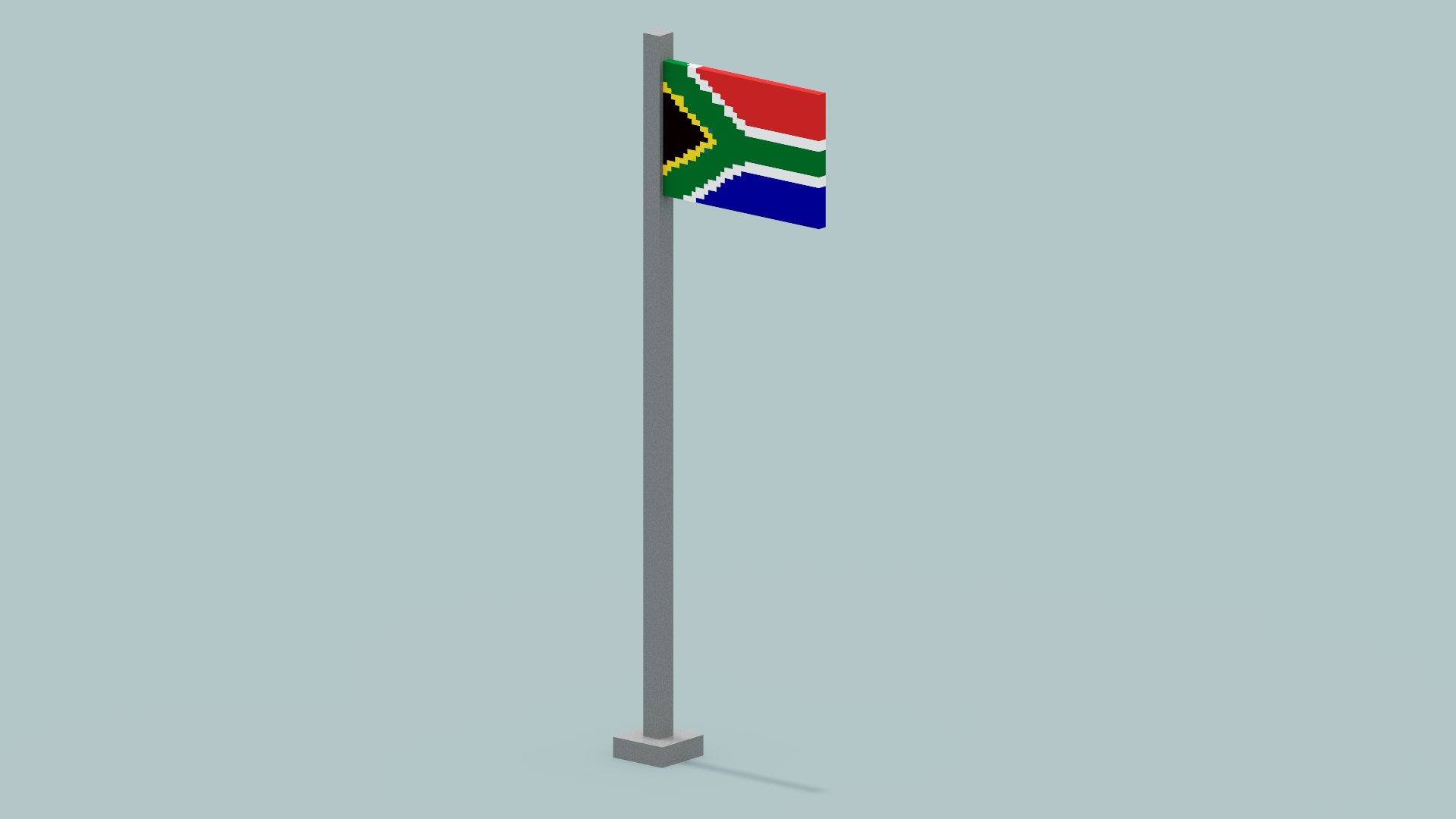 South Africa Flag 3D model - TurboSquid 1879756