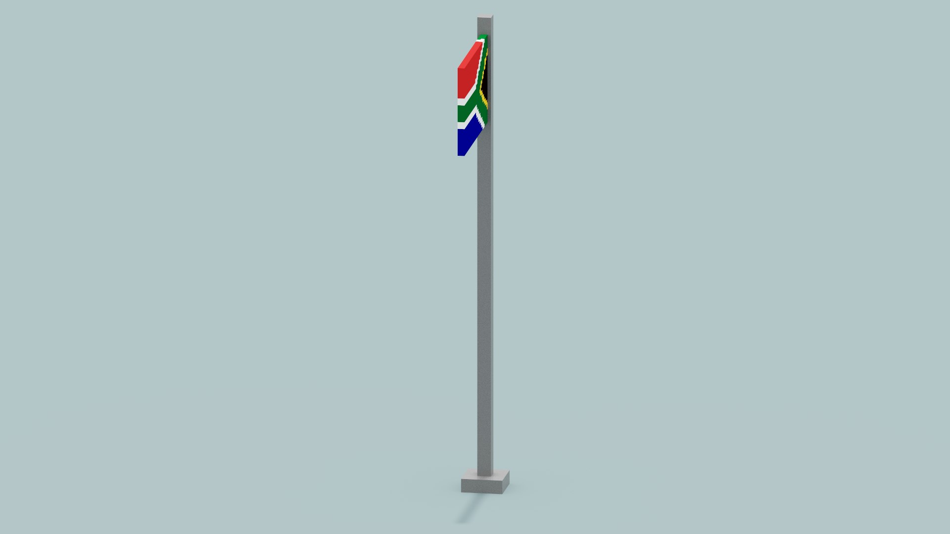 South Africa Flag 3D model - TurboSquid 1879756
