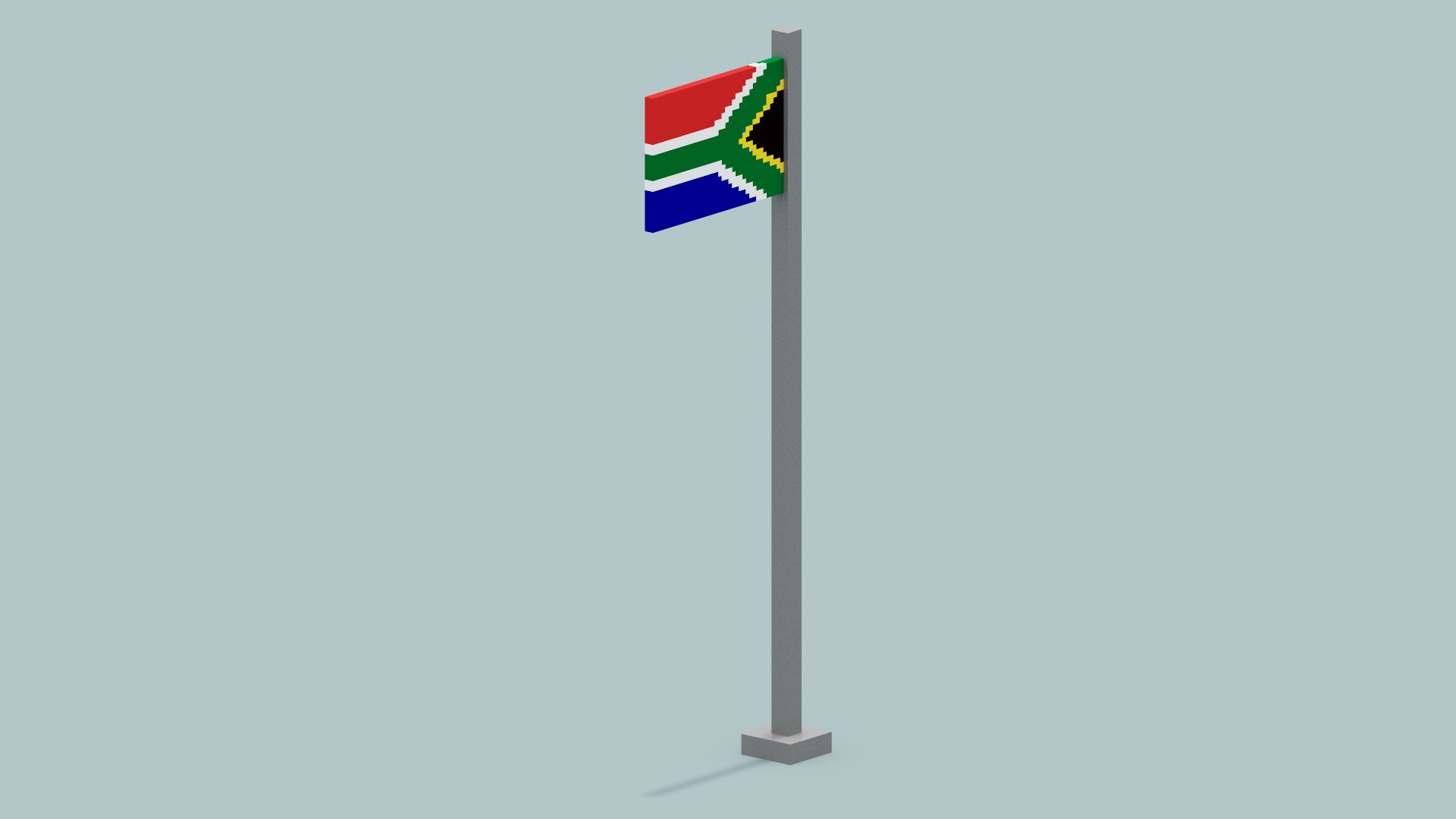 South Africa Flag 3D model - TurboSquid 1879756