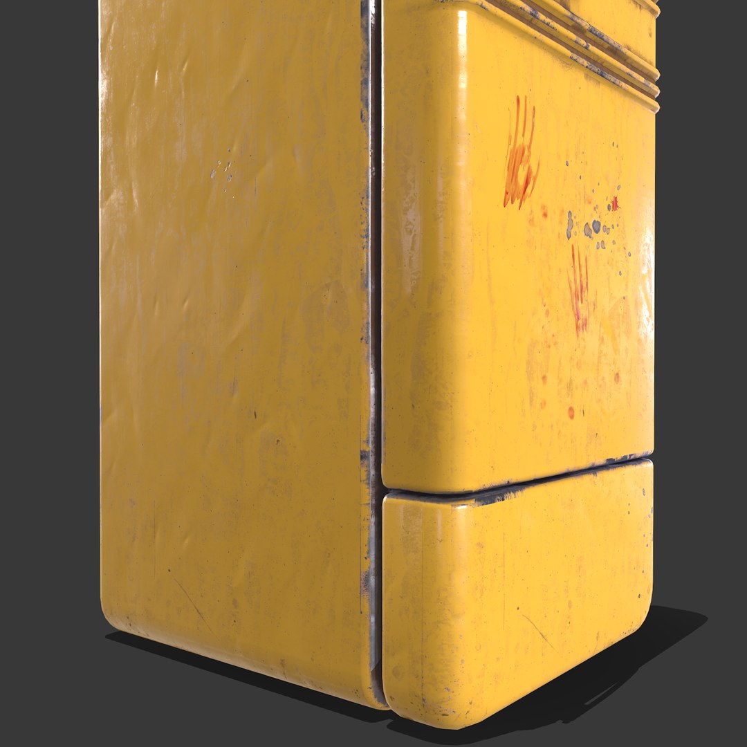 3D PBR Old Rust Freezer 8K Model - TurboSquid 1856452