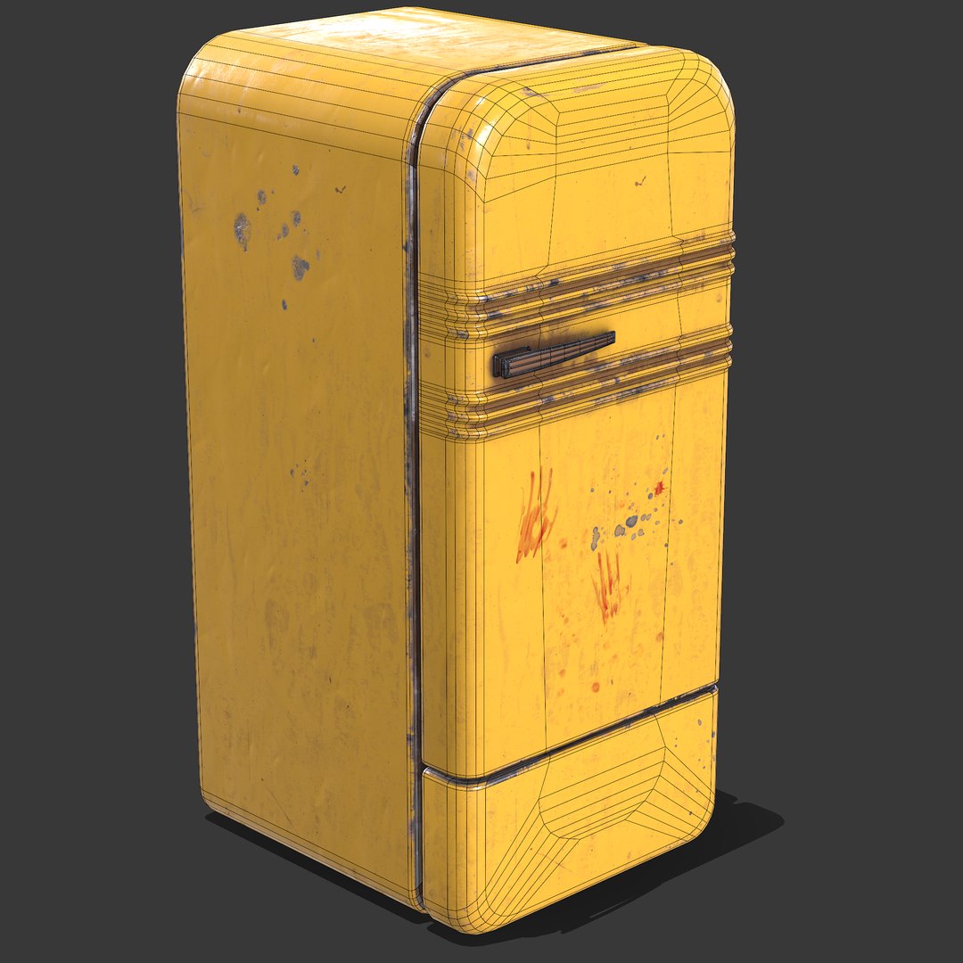 3D PBR Old Rust Freezer 8K Model - TurboSquid 1856452