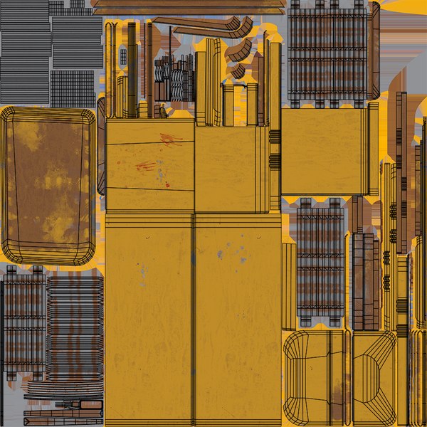 3D PBR Old Rust Freezer 8K model - TurboSquid 1856452