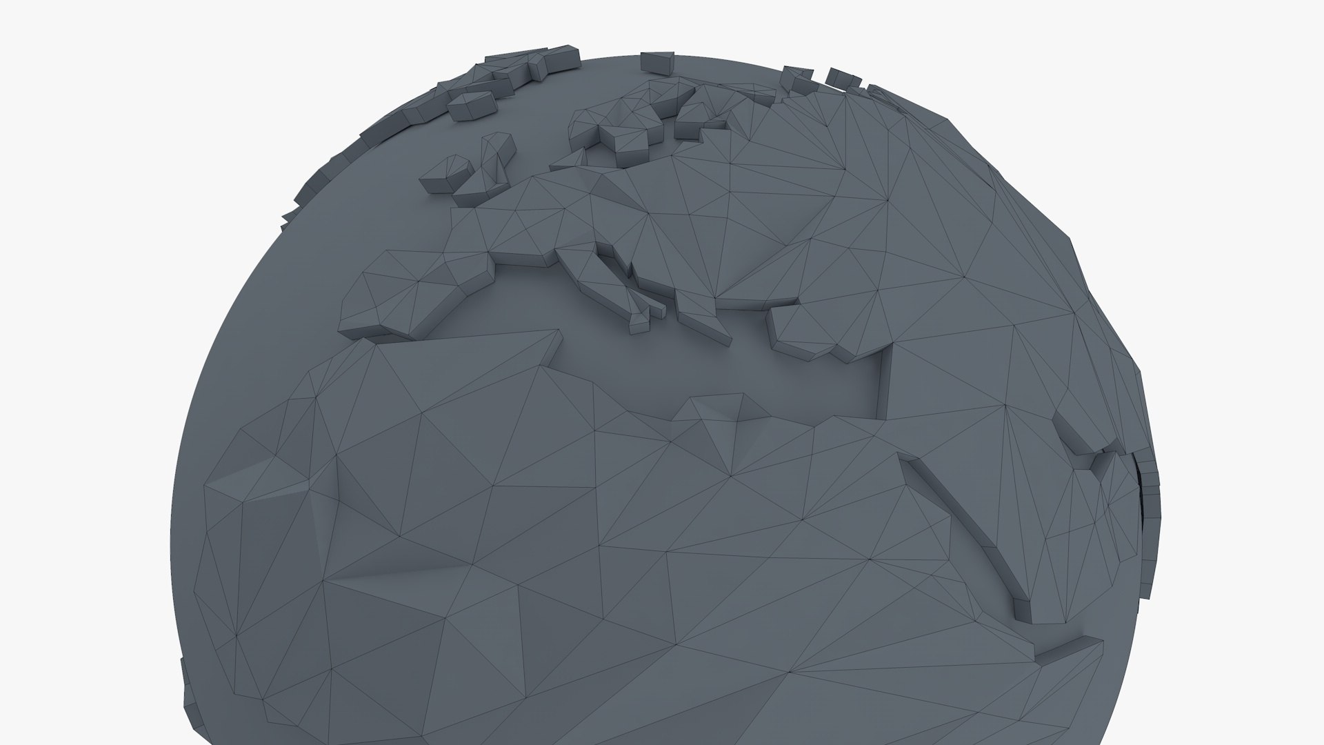 Low Poly Earth 3D Model - TurboSquid 2150340