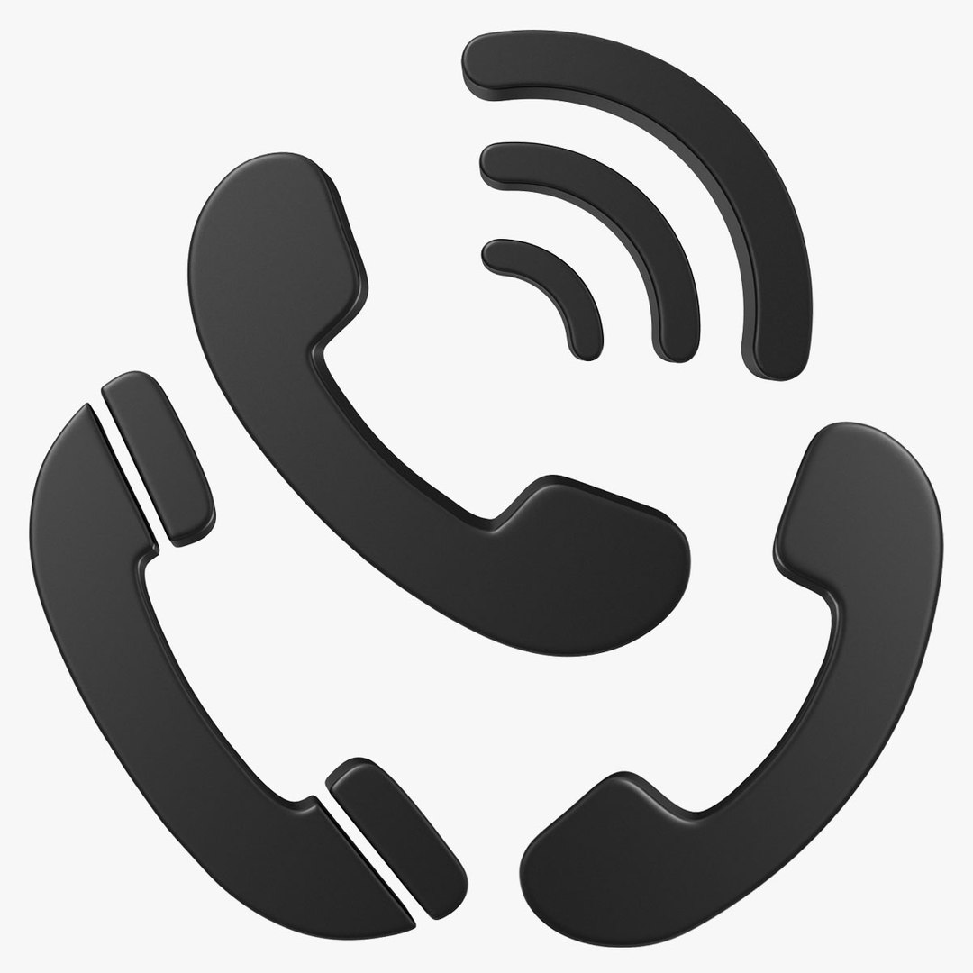 3D Phone Symbol Collection Model - TurboSquid 2092730