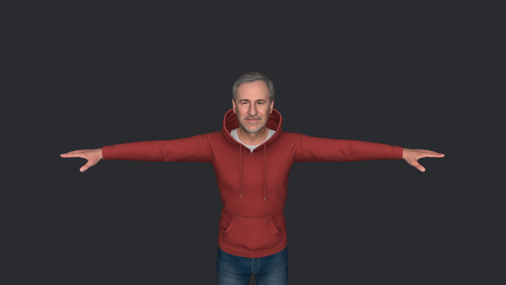 3D Steven Spielberg Hyper Realistic Full Body Fully Rigged Character ...