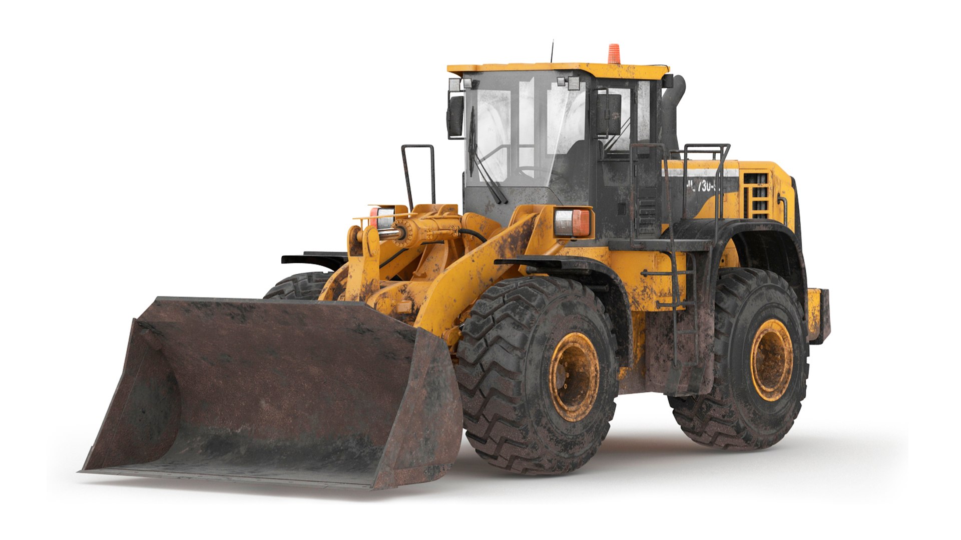 End loader 3D model - TurboSquid 1601947