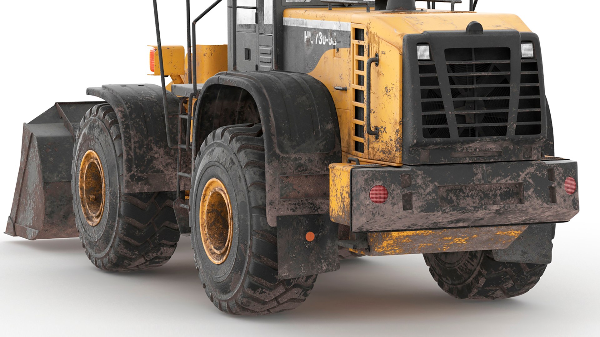 End loader 3D model - TurboSquid 1601947