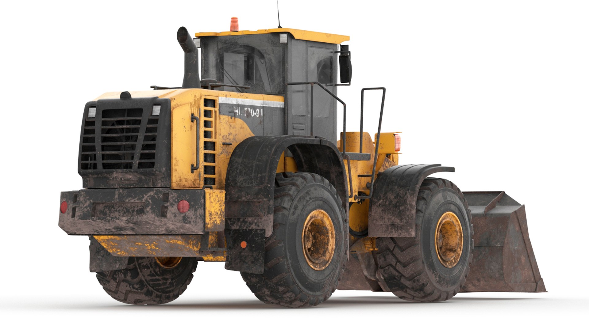 End loader 3D model - TurboSquid 1601947