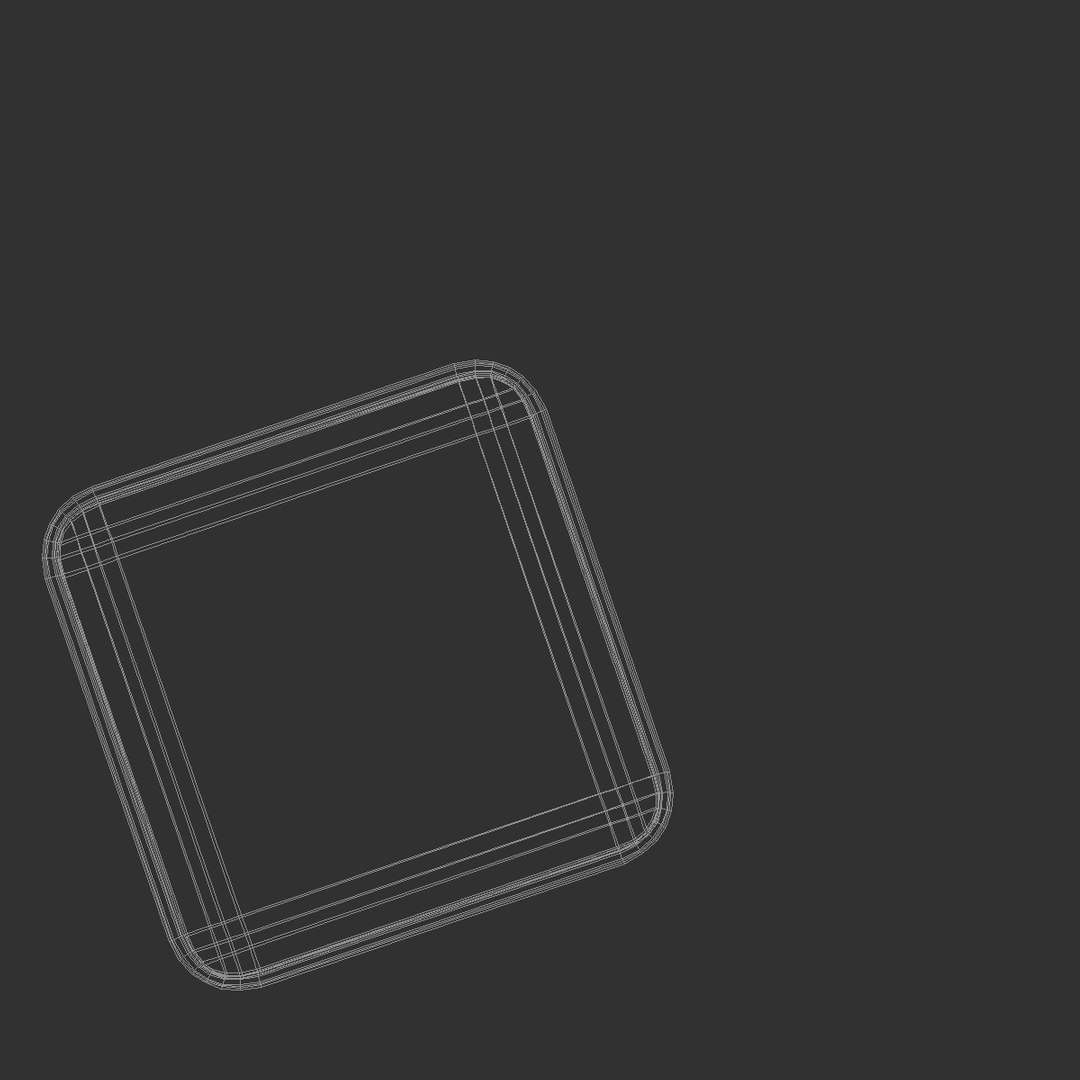 3D Wood Plate 8 Types - Round Square Rhombus Rectangle Wooden Board ...