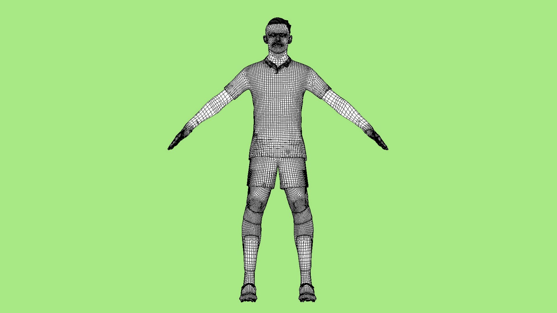 3D T-Pose Rigged Branthwaite Everton Model - TurboSquid 2221302