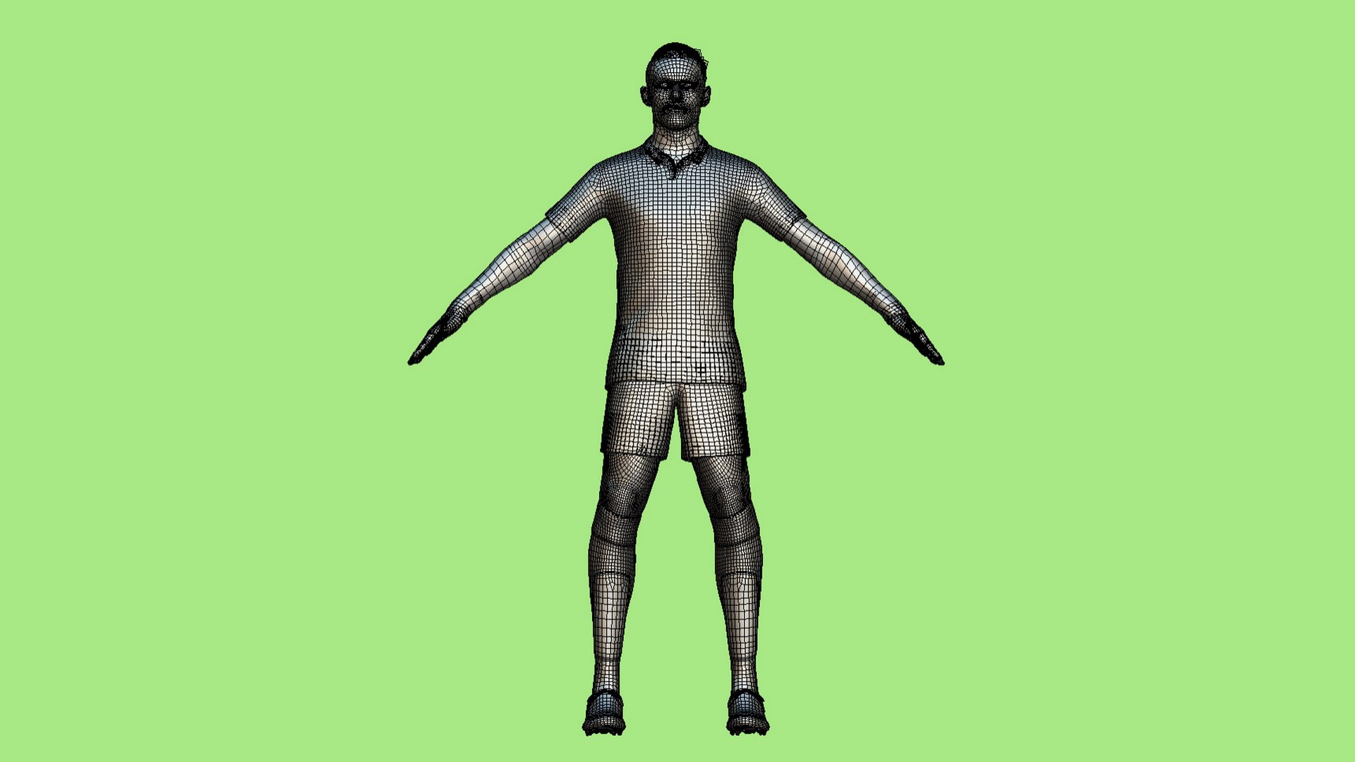 3D T-Pose Rigged Branthwaite Everton Model - TurboSquid 2221302
