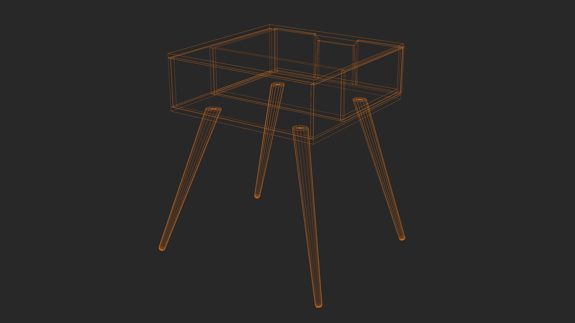 3D Wooden Night Stand 3D Model Model - TurboSquid 2391292