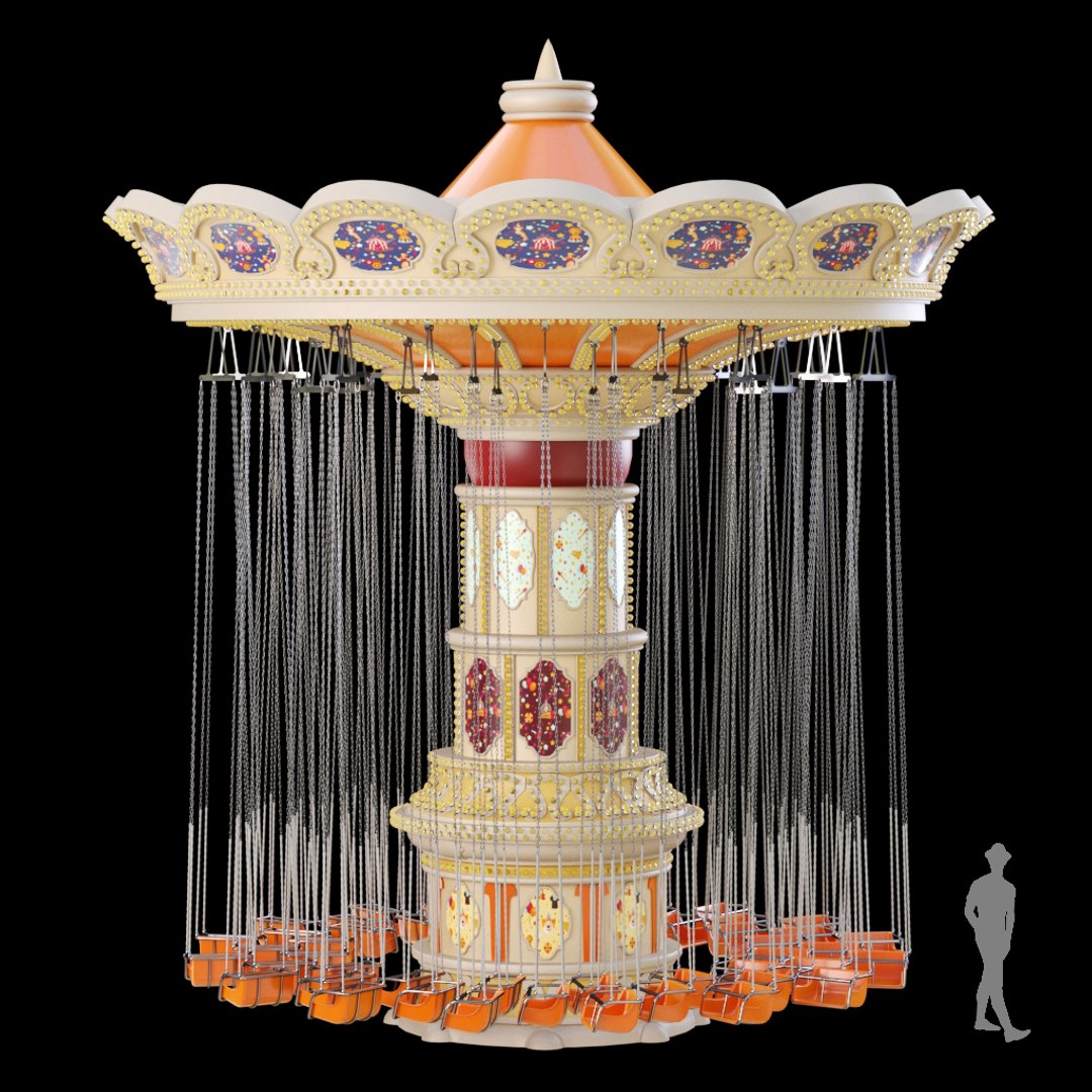3D Carousel Attraction Model - TurboSquid 1408076