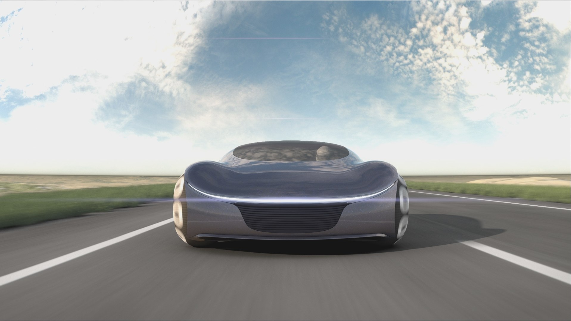 Electric Car 3D Model - TurboSquid 1598158